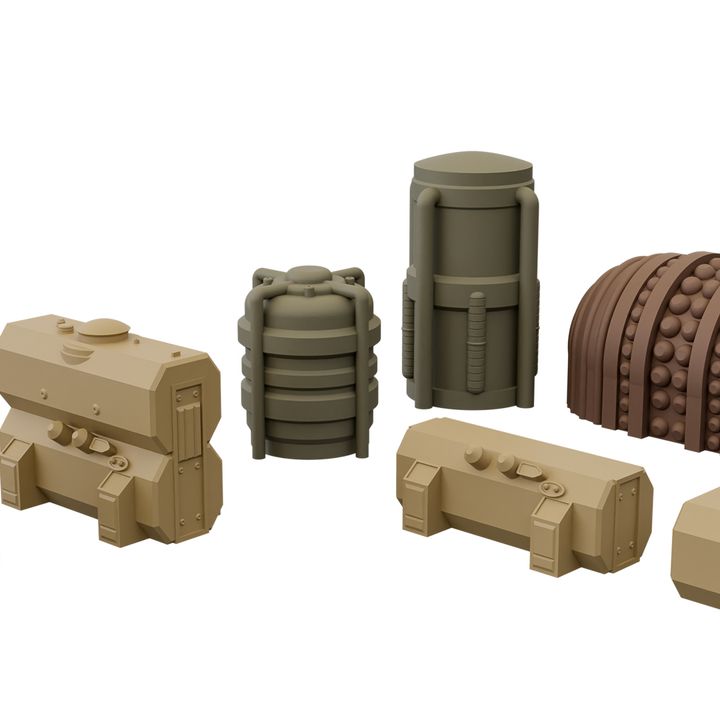 3D Printable Desert Mini Bases by Kathy Millatt Modelling