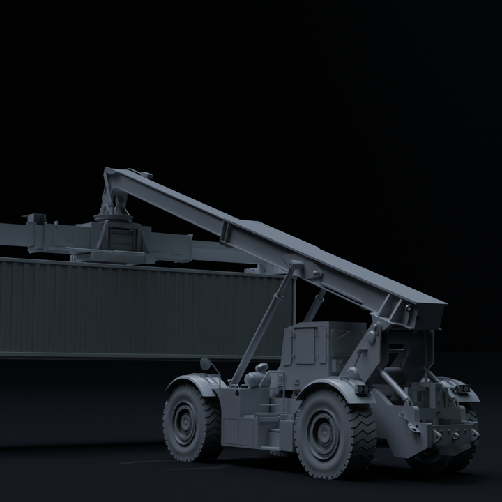 3D Printable USMC Kalmar RT 240 with interiors by The Military ...
