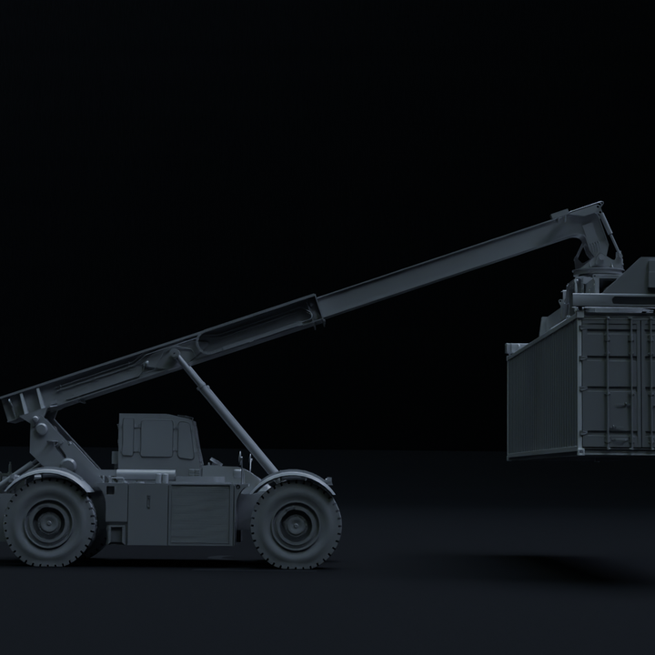 3D Printable USMC Kalmar RT 240 with interiors by The Military ...