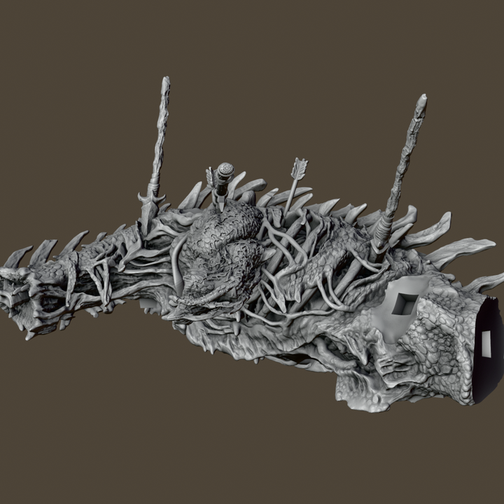 3D Printable Slain Dragon by SolGood Creations