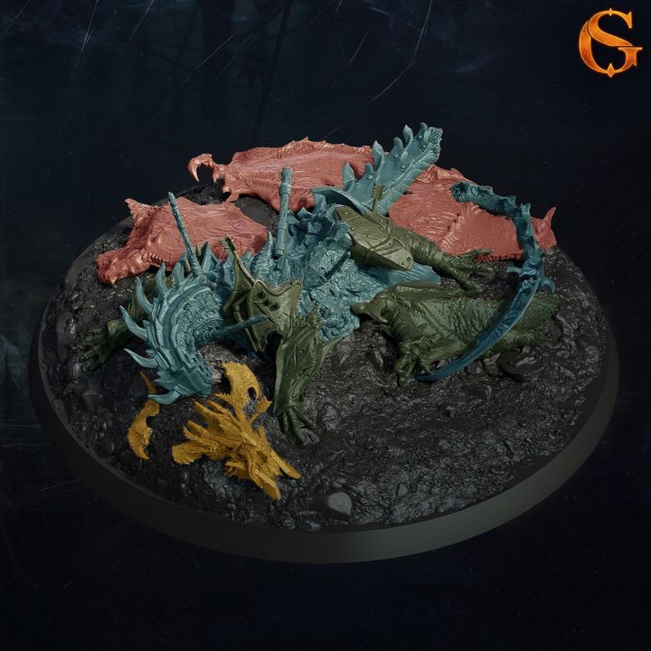 3D Printable Slain Dragon 2 by SolGood Creations