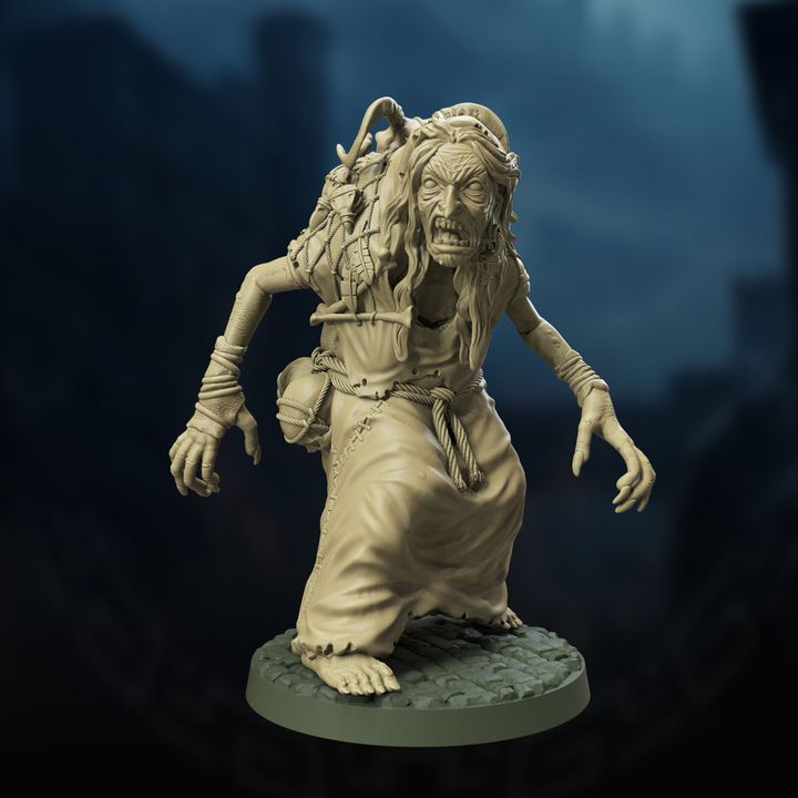 3D Printable Sea Hag by Crippled God Foundry