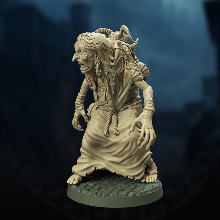 3D Printable Sea Hag by Crippled God Foundry