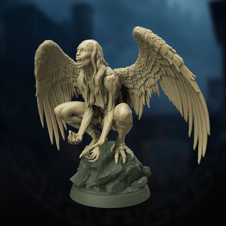 3D Printable Harpy by Crippled God Foundry
