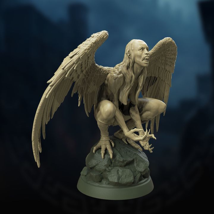 3D Printable Harpy by Crippled God Foundry