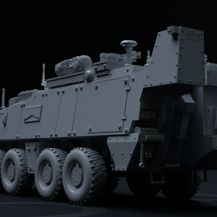3D Printable Swiss MOWAG III ABC Aufkl.Fz. NBC recon vehicle by The ...