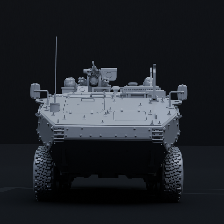 3D Printable Swiss MOWAG III ABC Aufkl.Fz. NBC recon vehicle by The ...