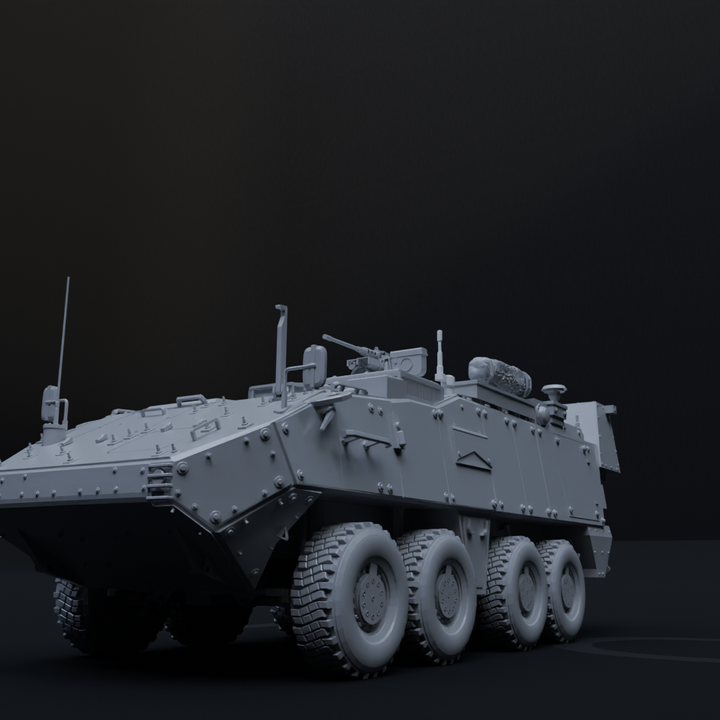 3D Printable Swiss MOWAG III ABC Aufkl.Fz. NBC recon vehicle by The ...
