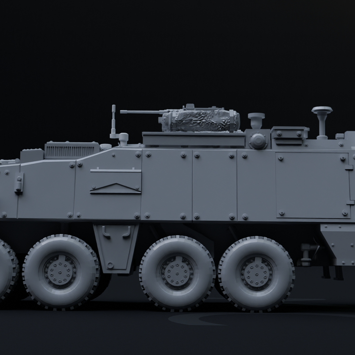 3D Printable Swiss MOWAG III ABC Aufkl.Fz. NBC recon vehicle by The ...