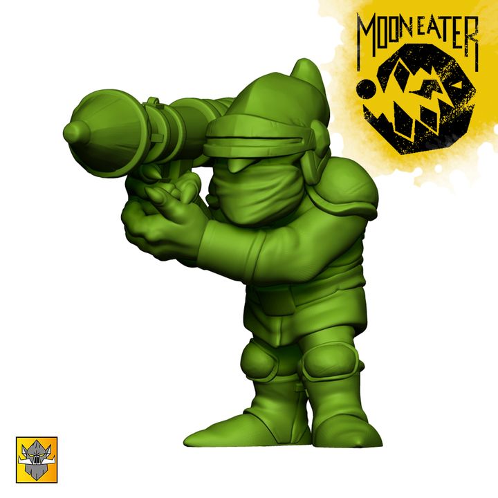 3D Printable Moon goblin veterans by BADTUSK GAME