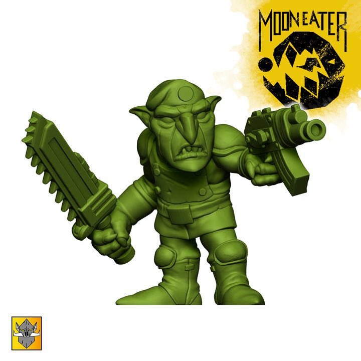 3D Printable Moon goblin veterans by BADTUSK GAME