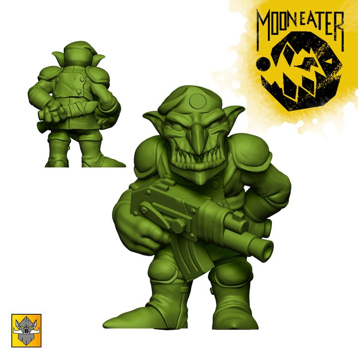 3D Printable Moon goblin veterans by BADTUSK GAME