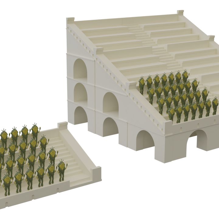3D Printable Modular Race Track Stands - Perfect to show off your Minis ...