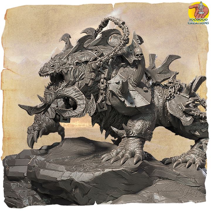 3D Printable Dragon Pohuai Gui Lung by SolGood Creations