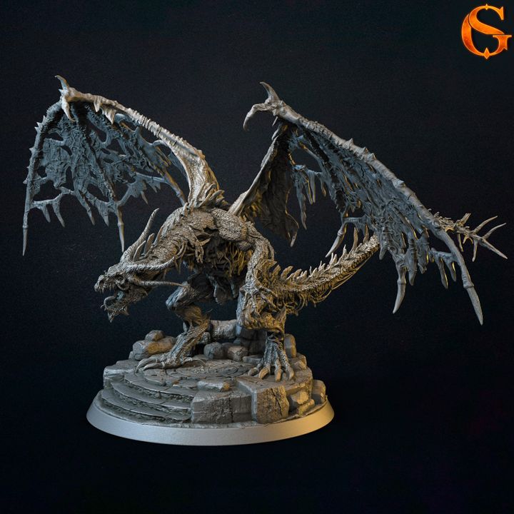 3D Printable Dragon The Rotten Shadow by SolGood Creations