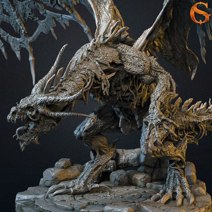 3D Printable Dragon The Rotten Shadow by SolGood Creations