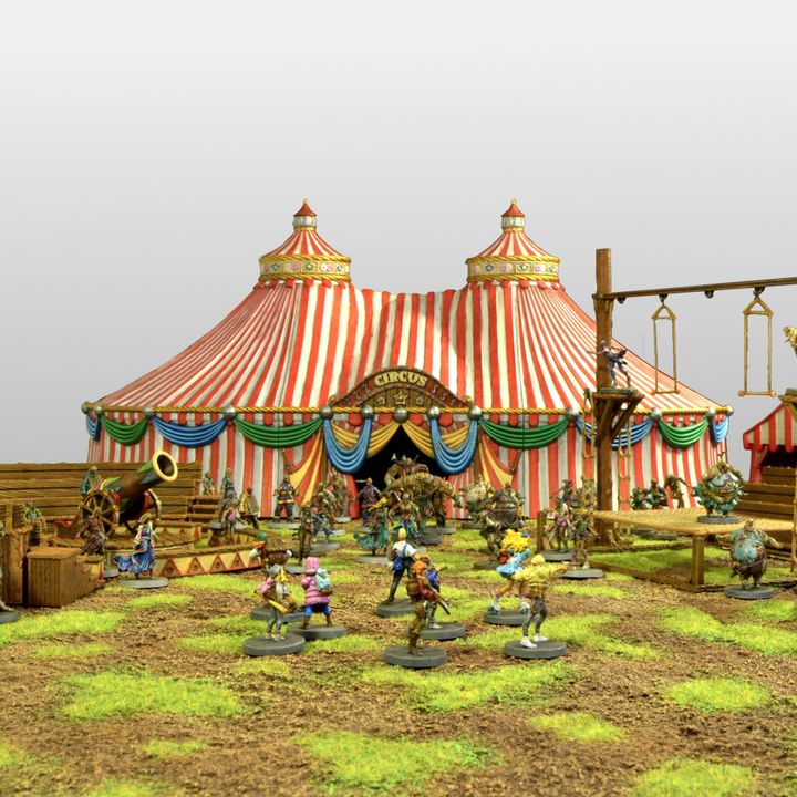 3D Printable [Commercial License] The Circus by Dani Amengual