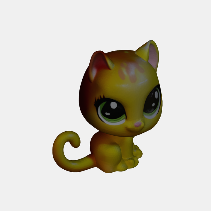 3D Printable Miniature cat figurines by X-at TM