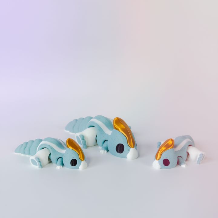 3D Printable Parasaur flexi by Layersingreen