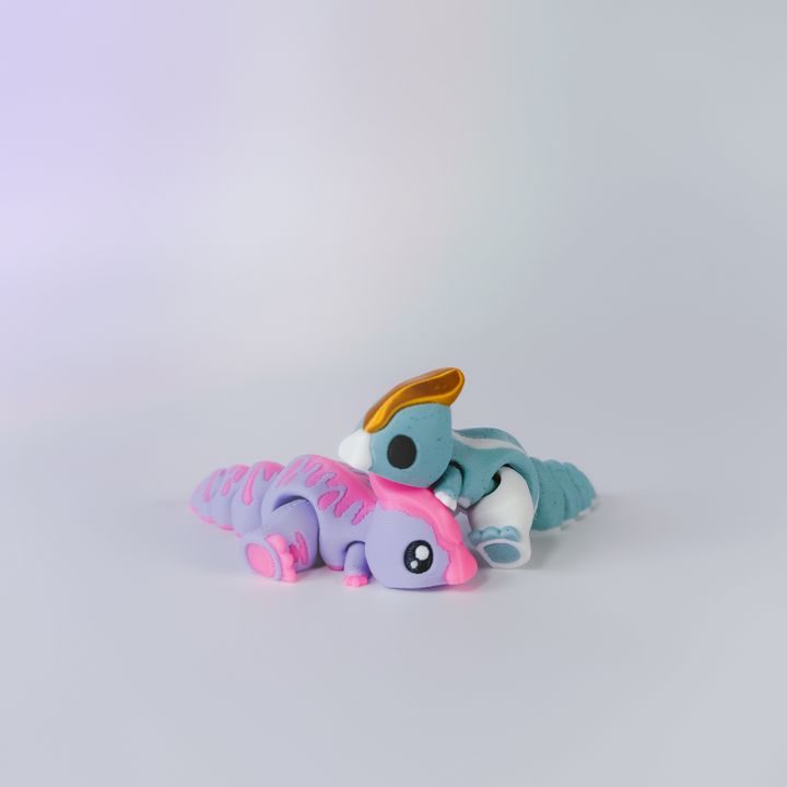 3D Printable Parasaur flexi by Layersingreen