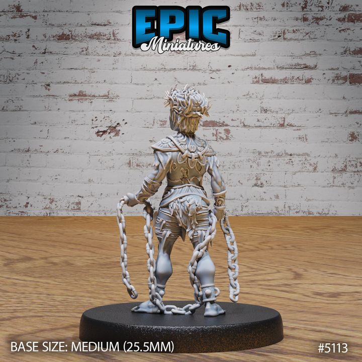 3D Printable Slave Halfling Set / Prisoner / Captured Humanoid / Prison ...