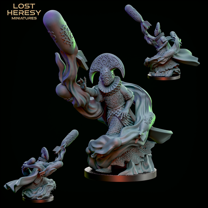 3D Printable Bomb Witch - Trench Hell by Lost Heresy Miniatures