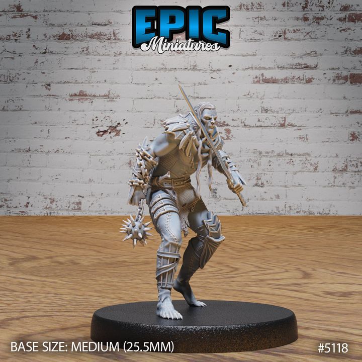 3D Printable Half-Drow Slave Master Sneaky / Human Dark Elve Hybrid ...