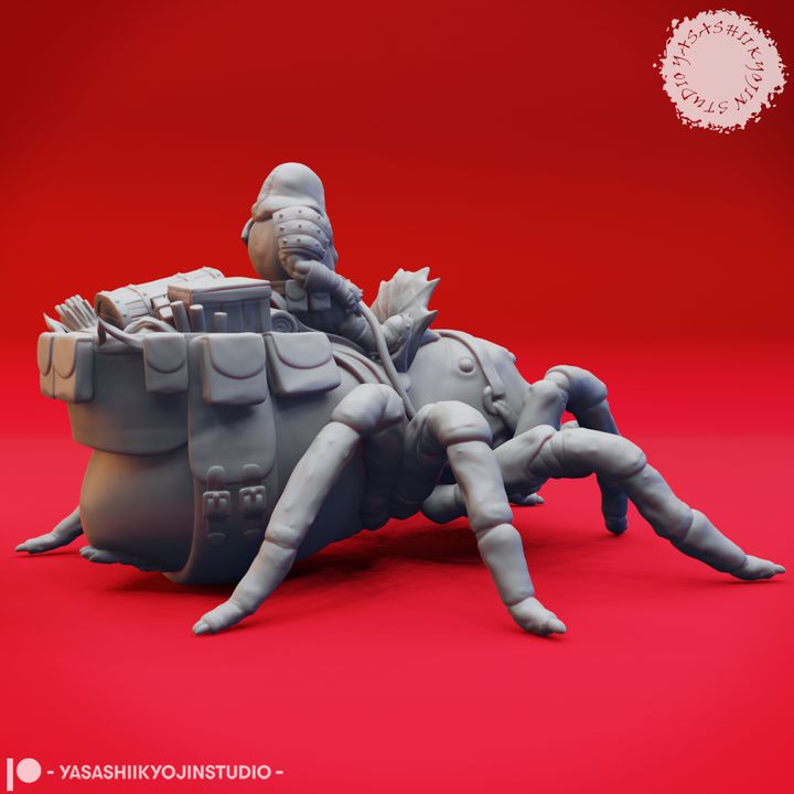 3D Printable Cargo Steeder (Male) - Tabletop Miniature (Pre-Supported ...