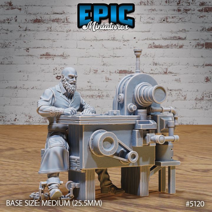3D Printable Imprisoned Blacksmith Working / Captured Forge Worker ...