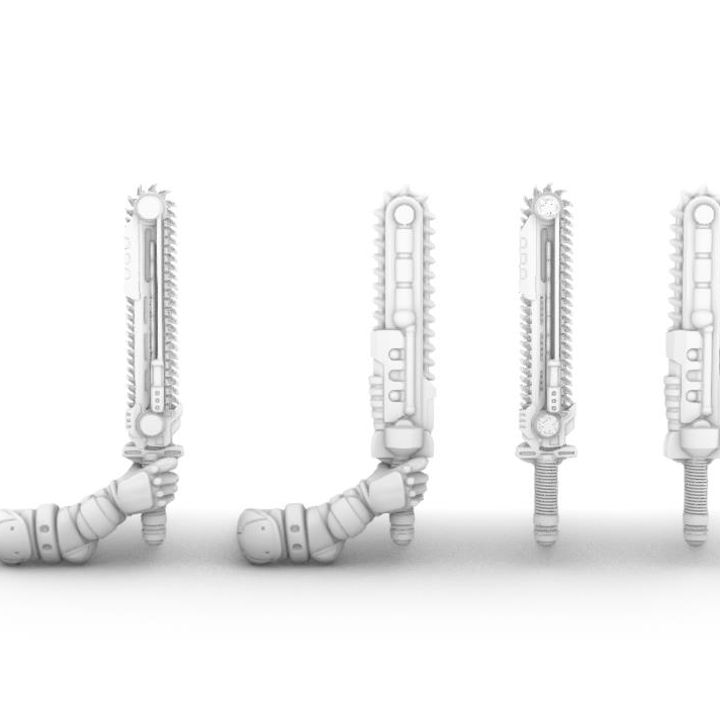 3D Printable 28mm Modular Mech Pilot On Foot by John Bear Ross