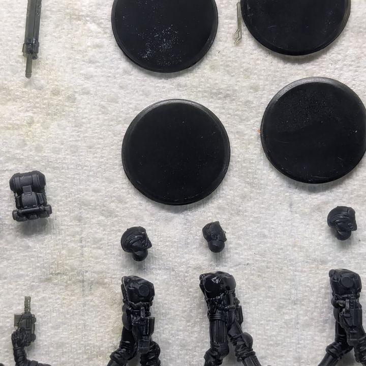 3D Printable 28mm Modular Mech Pilot On Foot by John Bear Ross