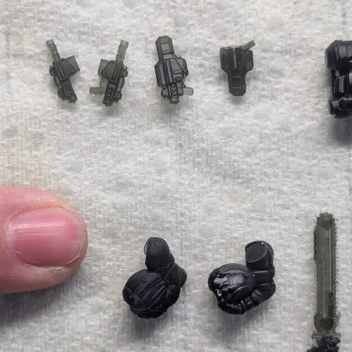 3D Printable 28mm Modular Mech Pilot On Foot by John Bear Ross