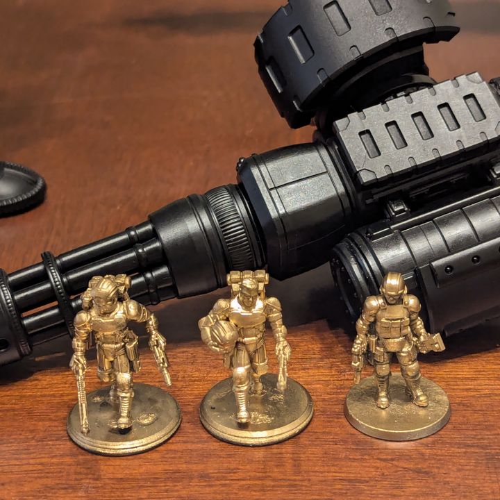 3D Printable 28mm Modular Mech Pilot On Foot by John Bear Ross