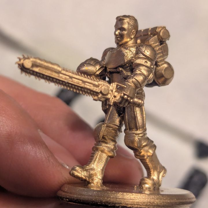 3D Printable 28mm Modular Mech Pilot On Foot by John Bear Ross