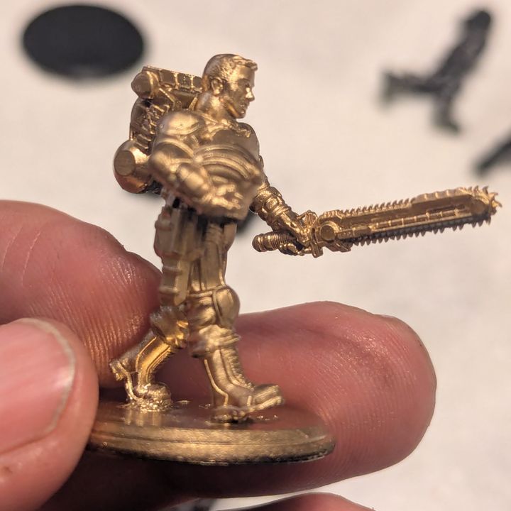 3D Printable 28mm Modular Mech Pilot On Foot by John Bear Ross