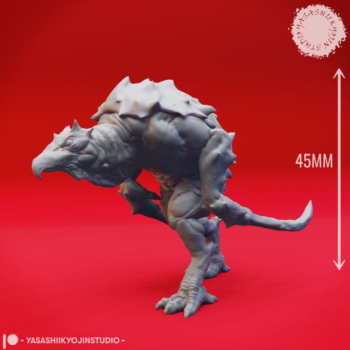 3D Printable Hook Horror - Stalking - Tabletop Miniature (Pre-Supported ...