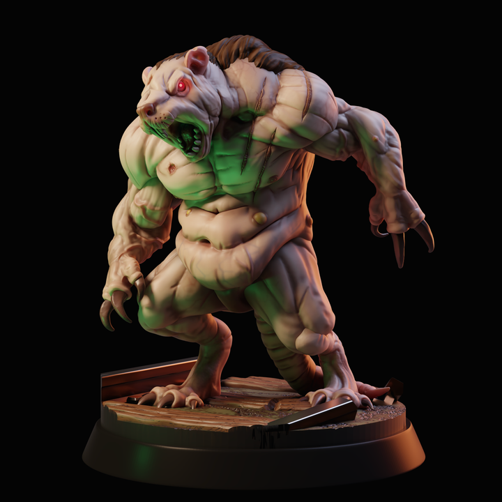 3D Printable Rat Ogre by Safehold