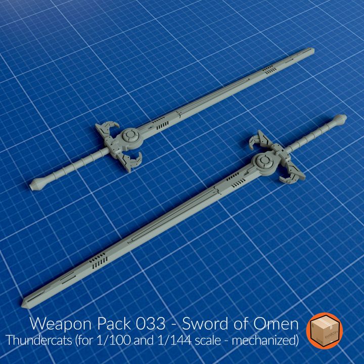 3D Printable WEAPON PACK 033 by Norman Caguiat