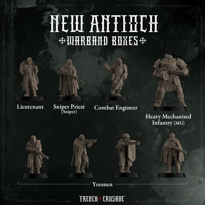 Download Trench Crusade - New Antioch Warband Da Factory Fortress Inc.