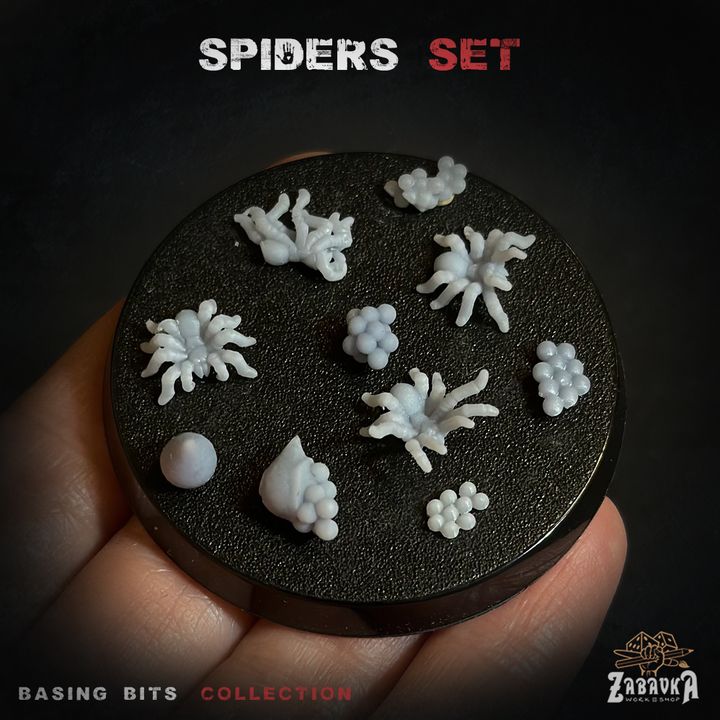 3D Printable Spiders - Basing Bits by Zabavka Workshop