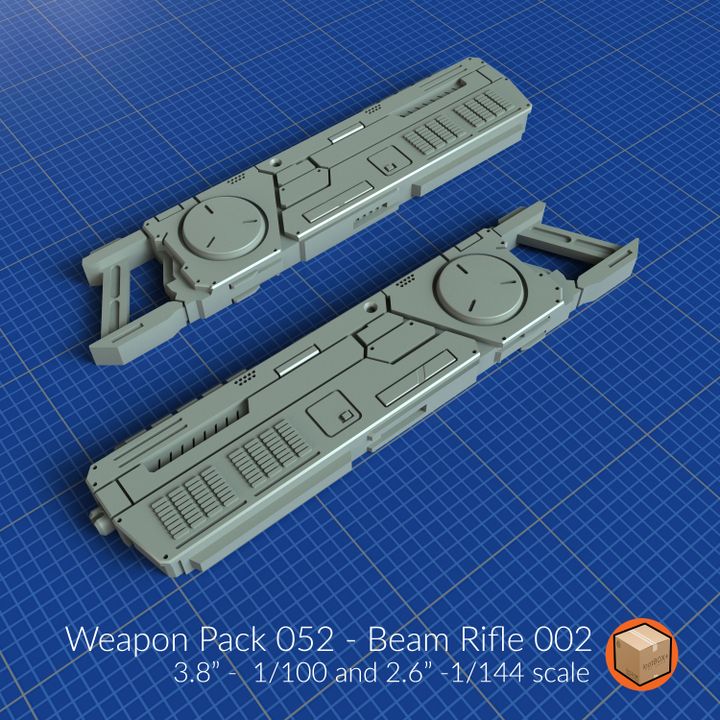 3D Printable WEAPON PACK 052 by Norman Caguiat