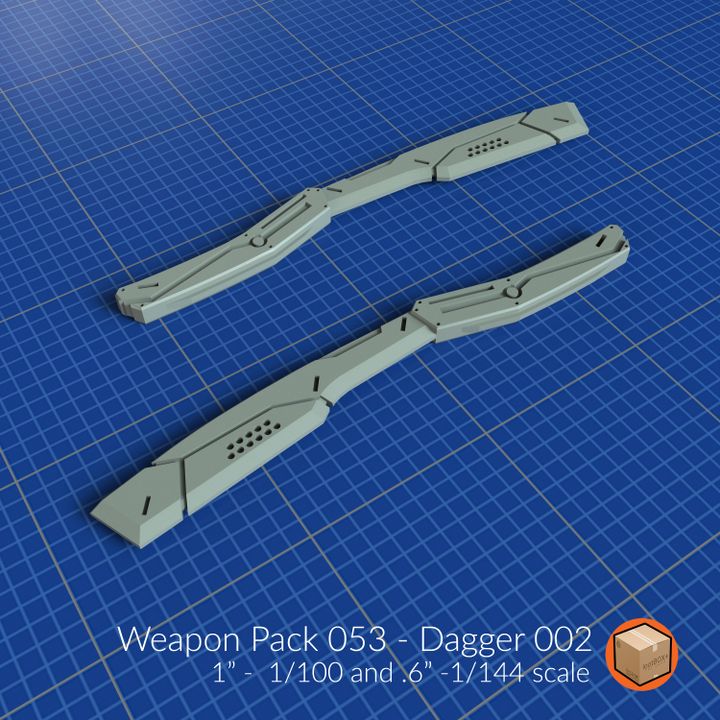 3D Printable WEAPON PACK 053 by Norman Caguiat