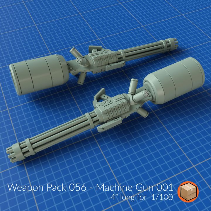 3D Printable WEAPON PACK 056 by Norman Caguiat