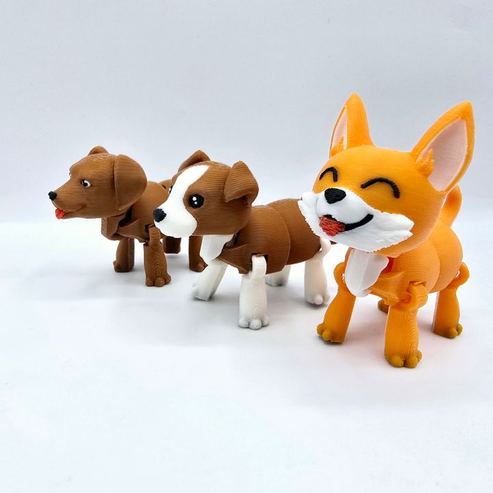 3D Printable Pocket Pets - Pocket Puppies by Fillifuu