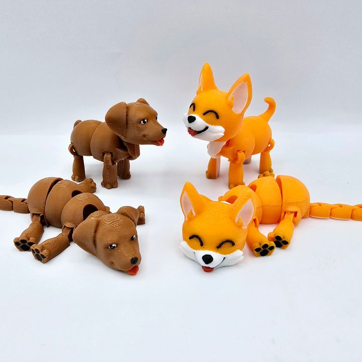 3D Printable Pocket Pets - Pocket Puppies by Fillifuu