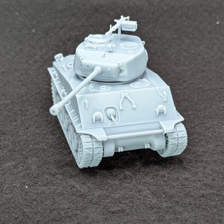 3D Printable Sherman M4A3E8 “Easy Eight” (US, WW2) by Wargame3d