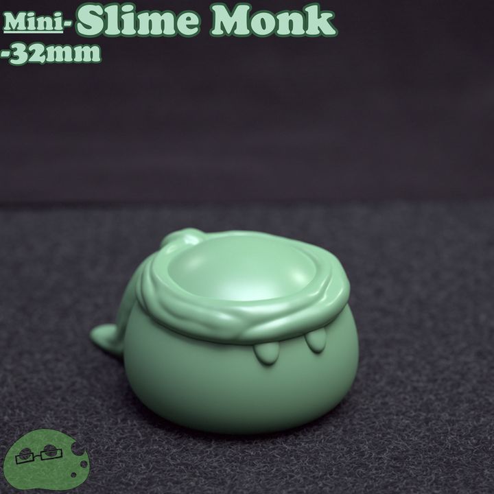 3D Printable Mini Slime Monk by SummoningSlime