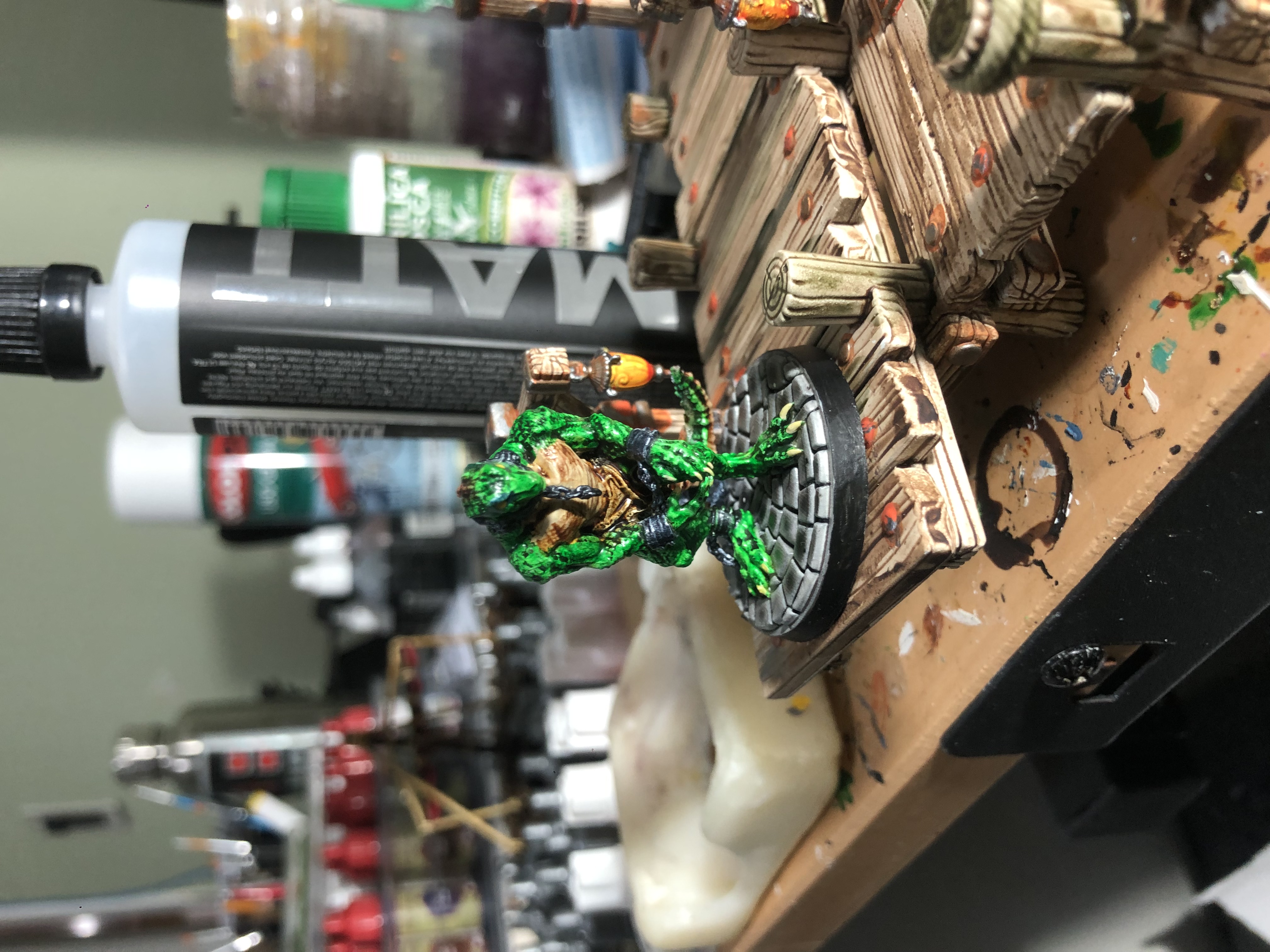 3D Printable Lizardfolk Slave Chained / Prisoner Lizard Men / Captured ...