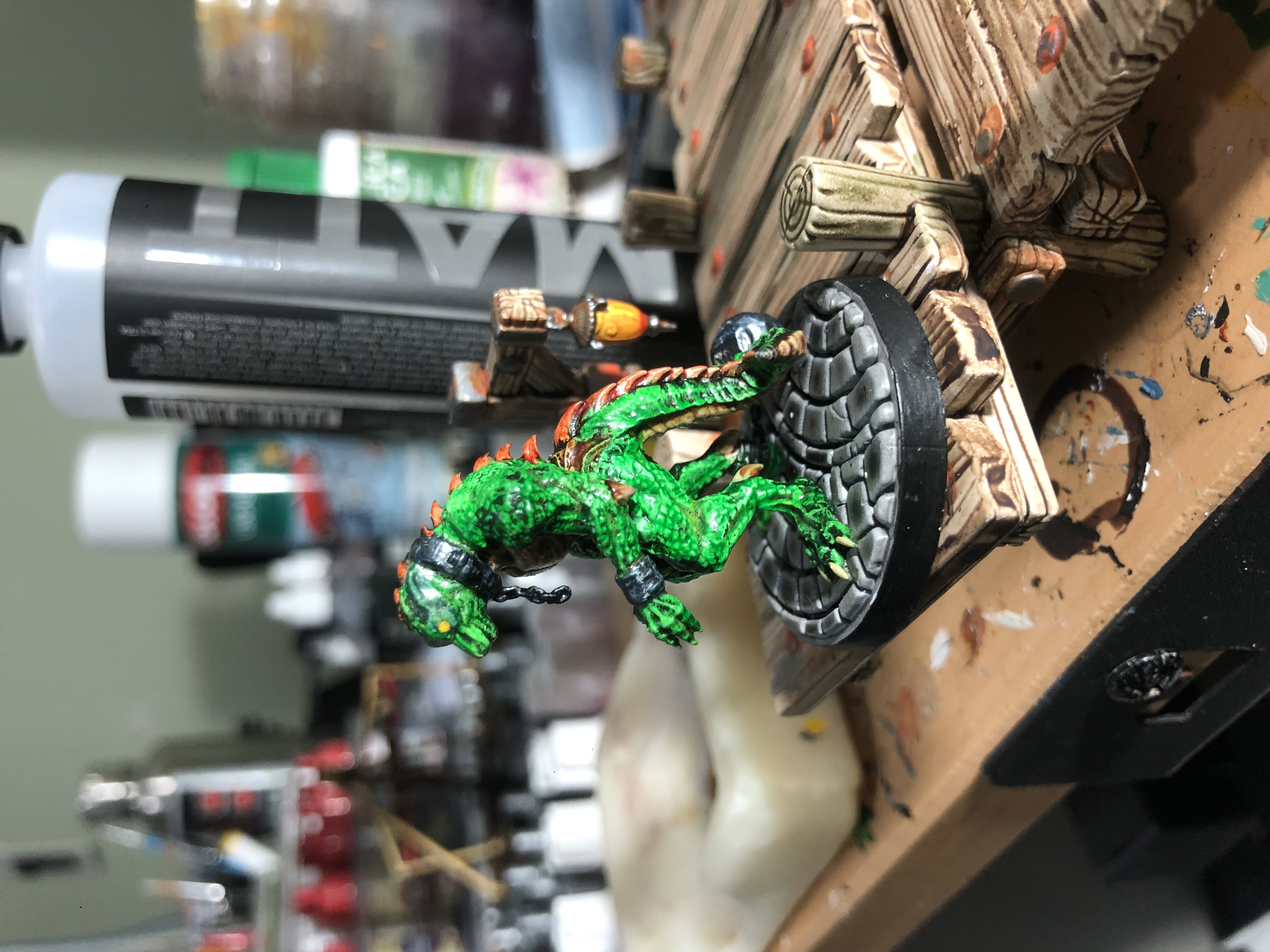 3D Printable Lizardfolk Slave Chained / Prisoner Lizard Men / Captured ...