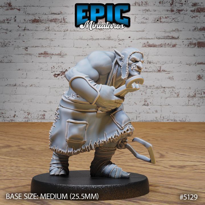 3D Printable Troll Executioner / Evil Ogre Hangman / Headsman Beast ...